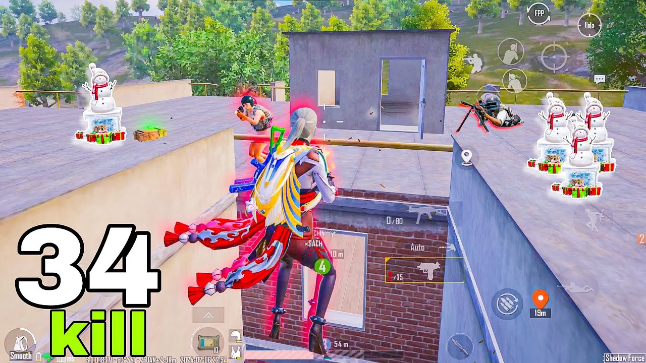 34 KILLS OMG! NEW MODE BEST AGGRESSIVE BOT GAMEPLAY SAMSUNG,A7,A8,J4,J5,J6,J7,J2,J3,XS,A3,A4,A5 ...