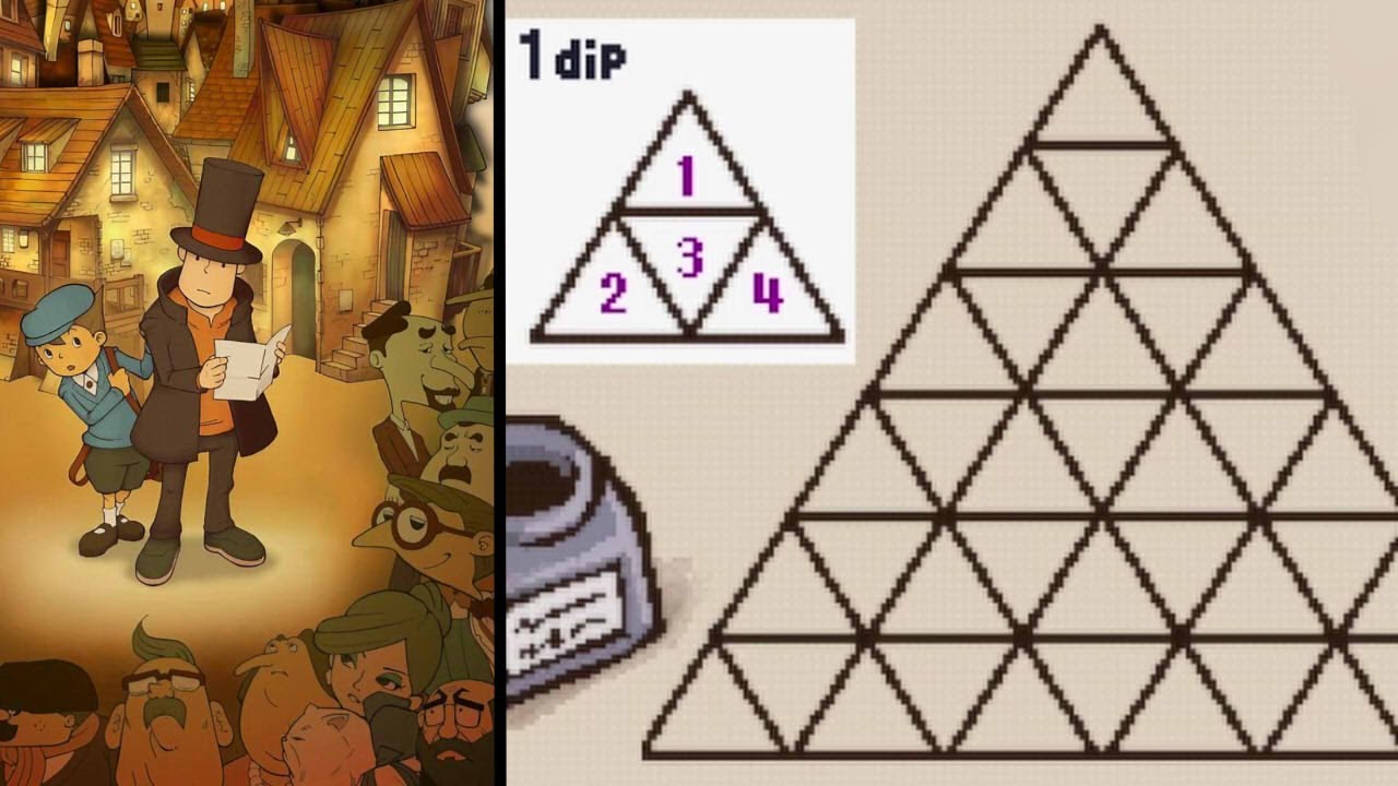 Puzzle 16 | Location and Solution | Triangles and Ink | Professor ...