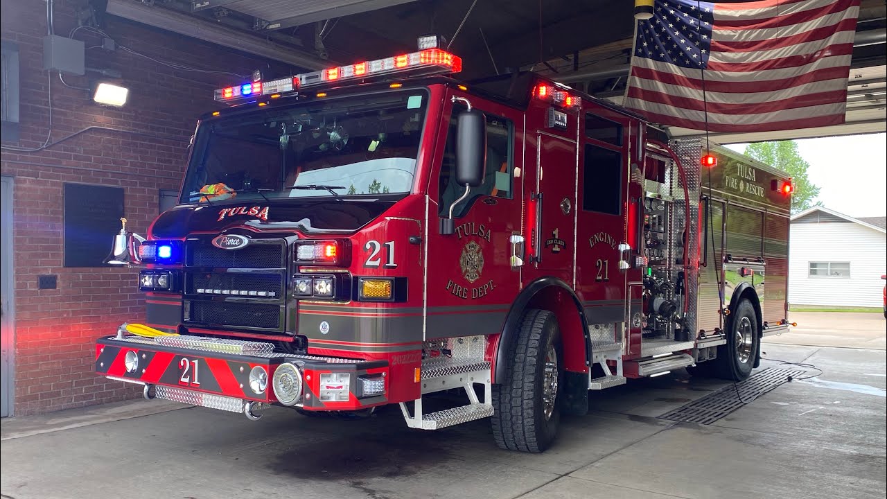 ***BRAND NEW*** Tulsa Fire Department - Engine 21 walk around ...