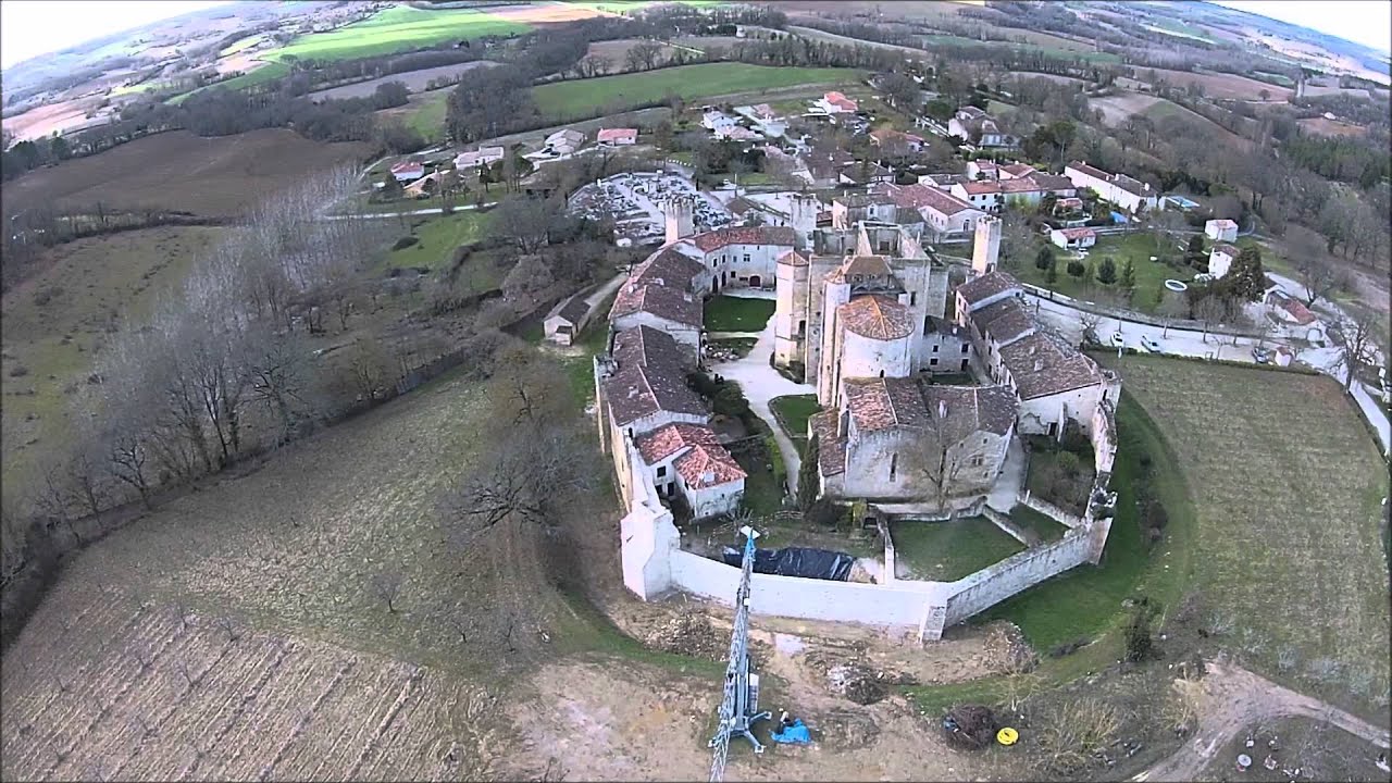 CHATEAU DE LARRESSINGLE DJI VISION PLUS 2015 - YouTube