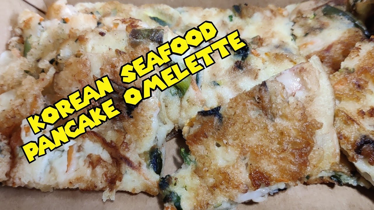 Korean Seafood Pancake Omelette - CheeMc Korean Restaurant | Best ...