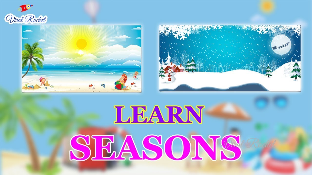 Seasons names for Kids in English | Learn Seasons for Children|All ...