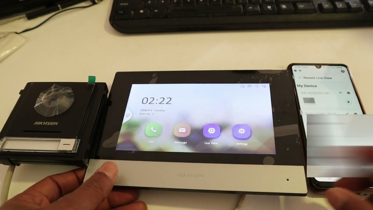 How to factory reset a hikvision intercom - YouTube