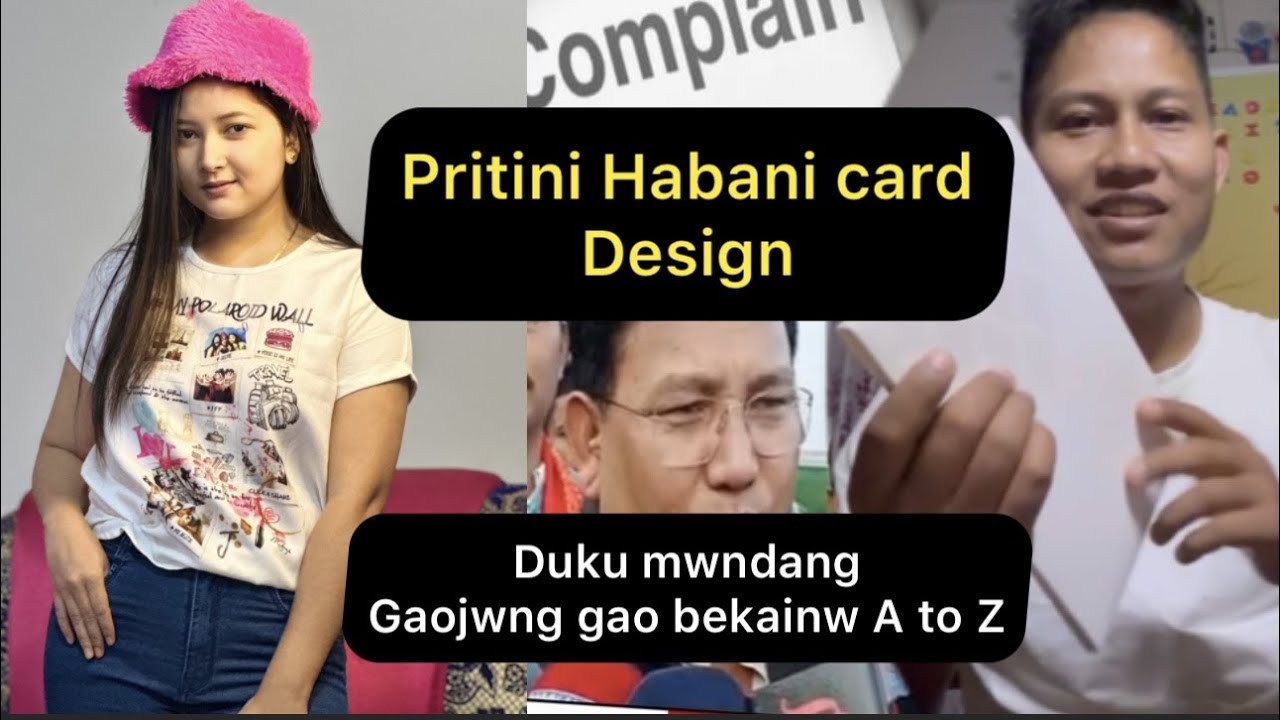 Habani card aa mabadi _Akai gwlao fwrkwu duku mwndang _Last ao mwnsebao ...