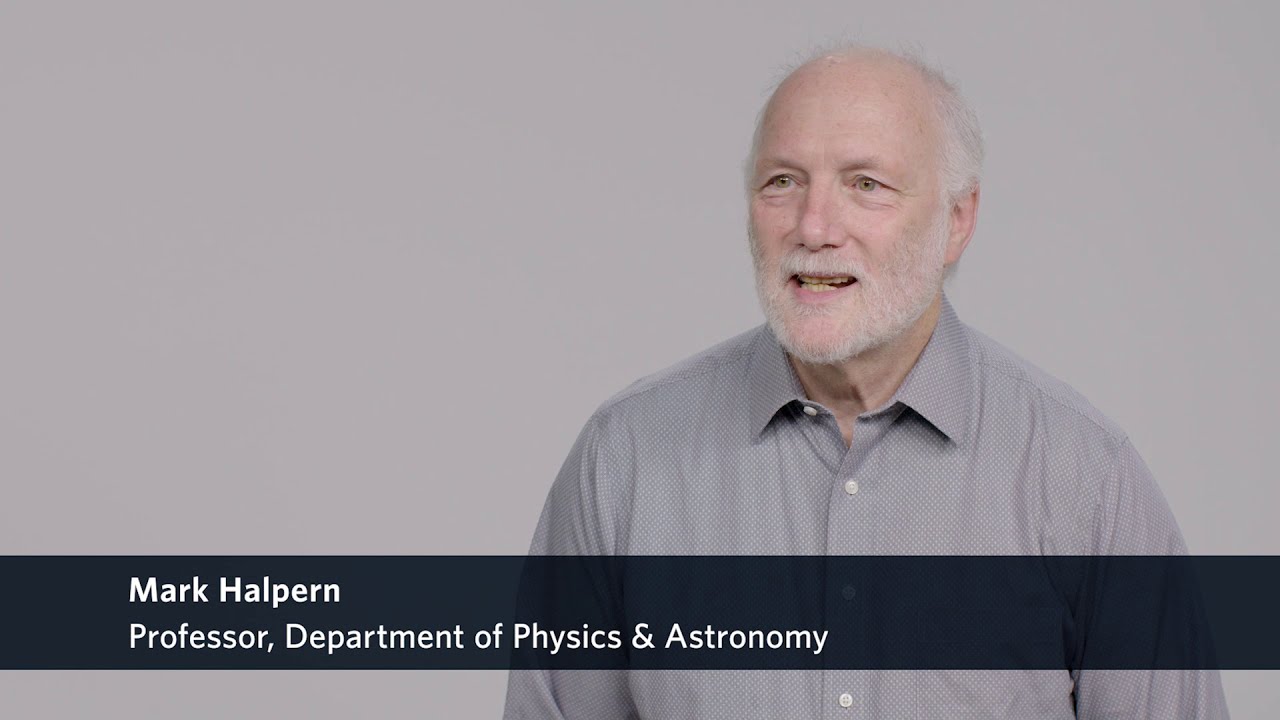 Mark Halpern | Department of Physics & Astronomy | The University of ...