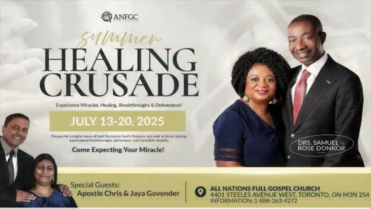 Dr. Samuel Donkor & Apostle Chris Govender Summer Healing Crusade Day 8 ...