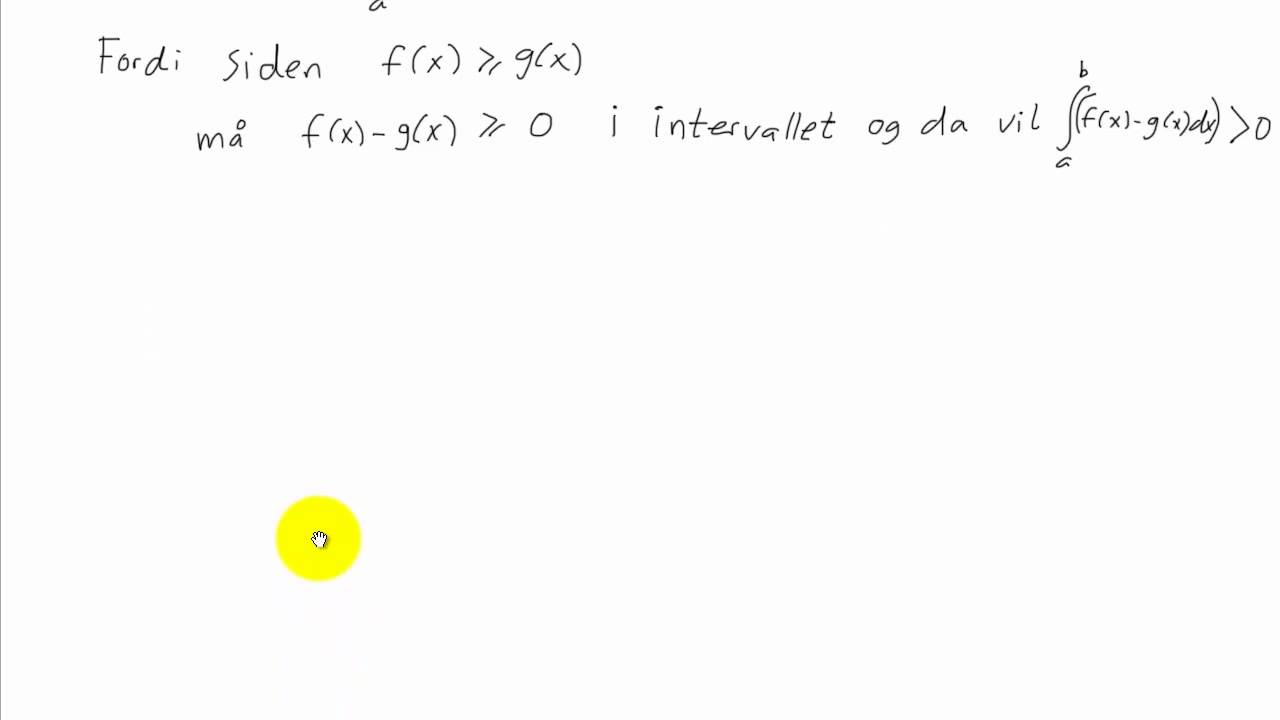 Matematikk R2 - 009 - Areal mellom to funksjoner - YouTube