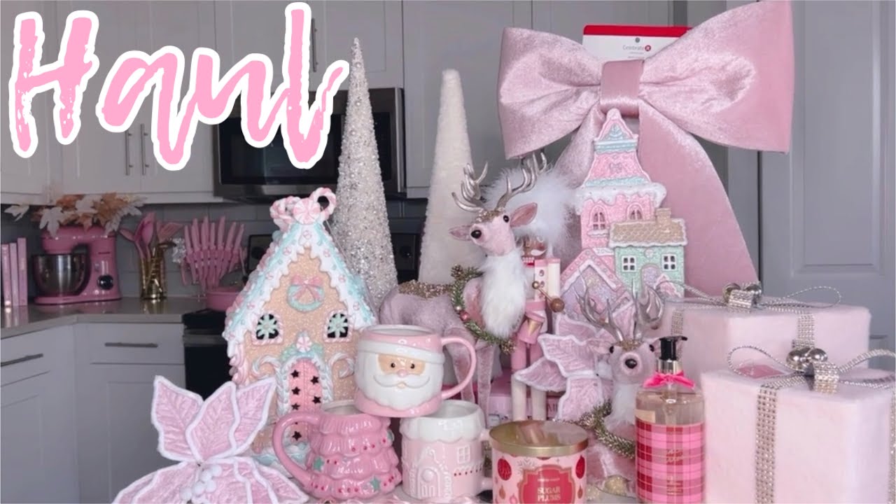 Huge Christmas 2024 Girly Pink Haul Part 2 ππ Viral Pinkmas Must