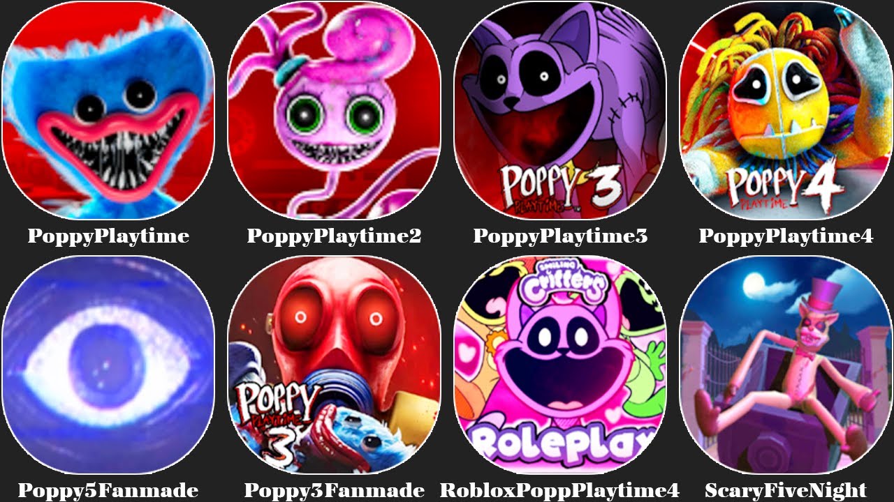 Poppy Playtime Chapter 5 Fanmade,Poppy Playtime 4 Mobile Roblox,Scary ...