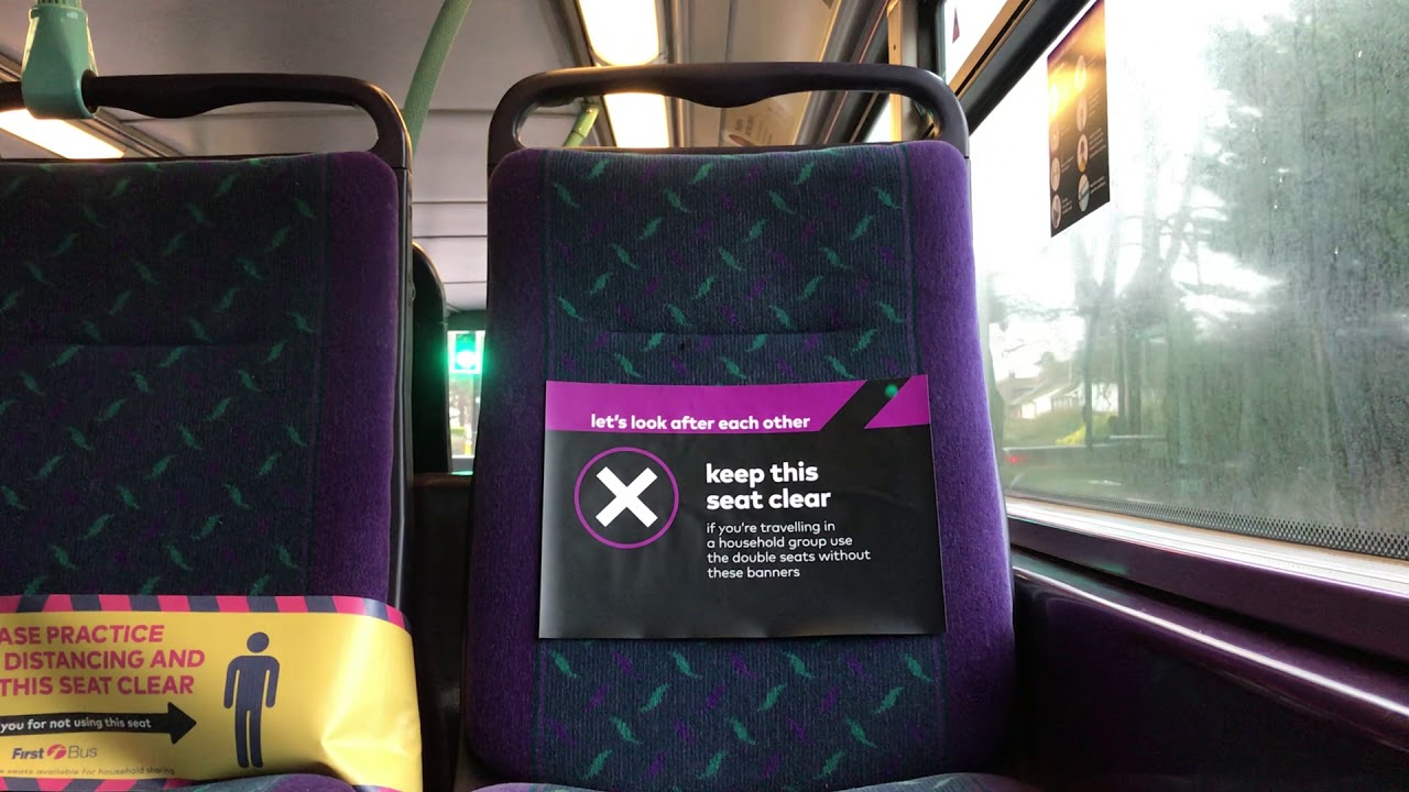 Route 65 First Essex Volvo bus from Lexden to Colchester Town Centre ...