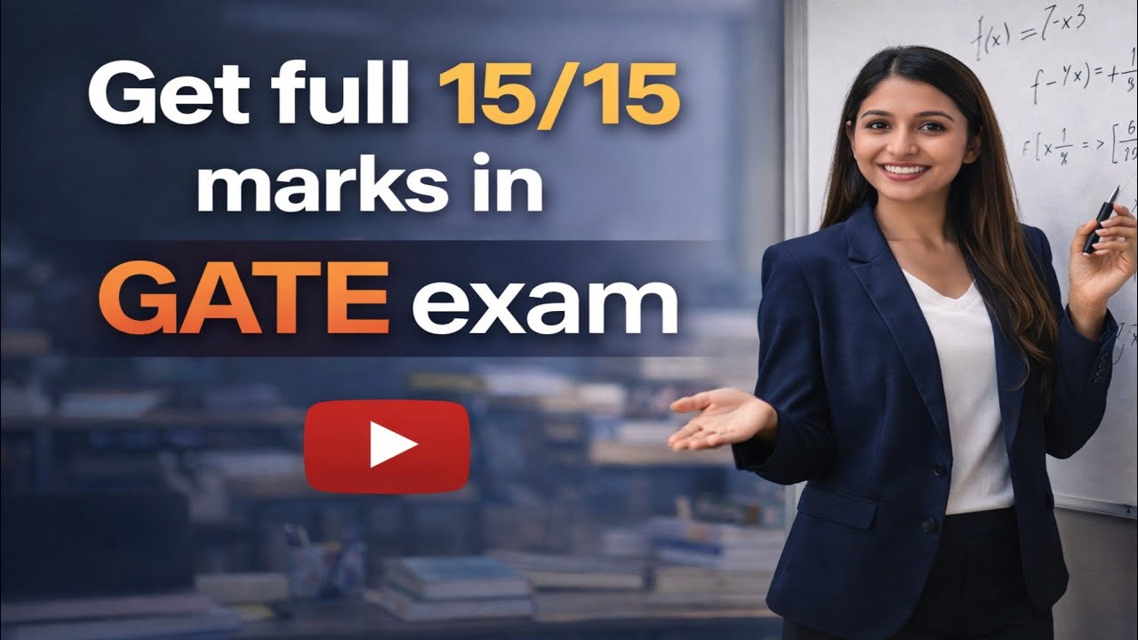 How to score 15/15 marks in Aptitude in GATE exam #gate #gateclasses # ...