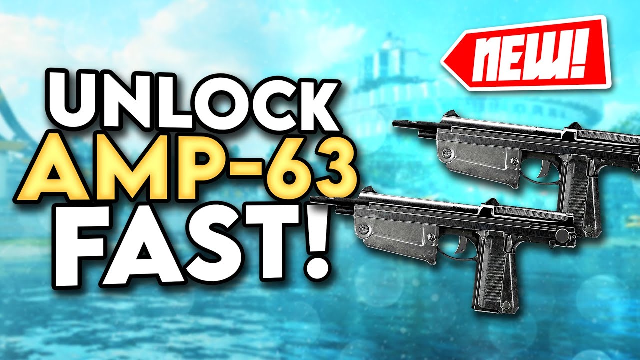 AMP-63 FULL AUTO PISTOL UNLOCK FAST & BEST ATTACHMENTS IN WARZONE ...