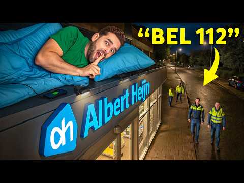 Stiekem Overleven In Een Supermarkt! *Overnachten*