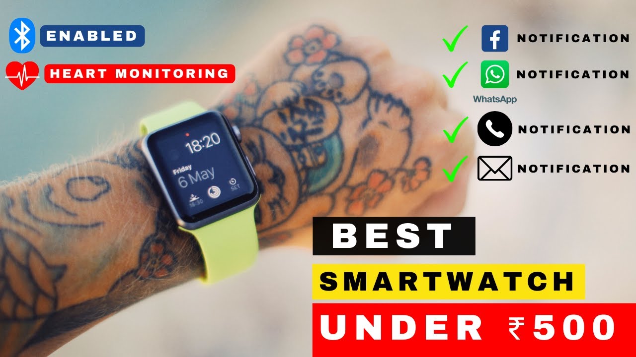 Top 5 Best Smartwatches Under 500 LOW BUDGET, SIM SUPPORT, Water Proof ...