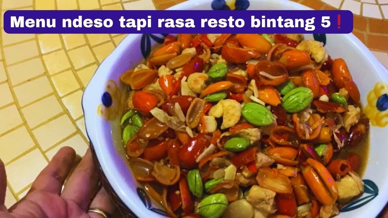 Menu ndeso tapi rasa resto bintang 5 ️TUMIS KULIT MELINJO ️ - YouTube