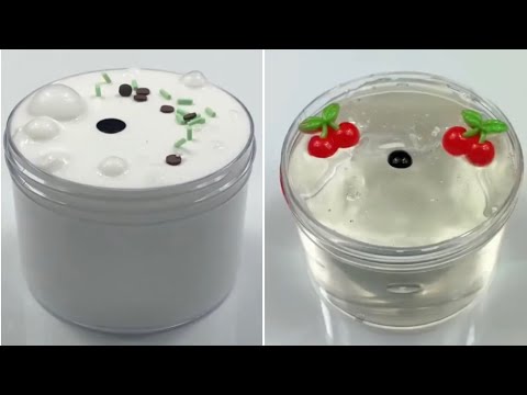 Pigment slime mixing || Satisfying slime coloring ASMR compilation