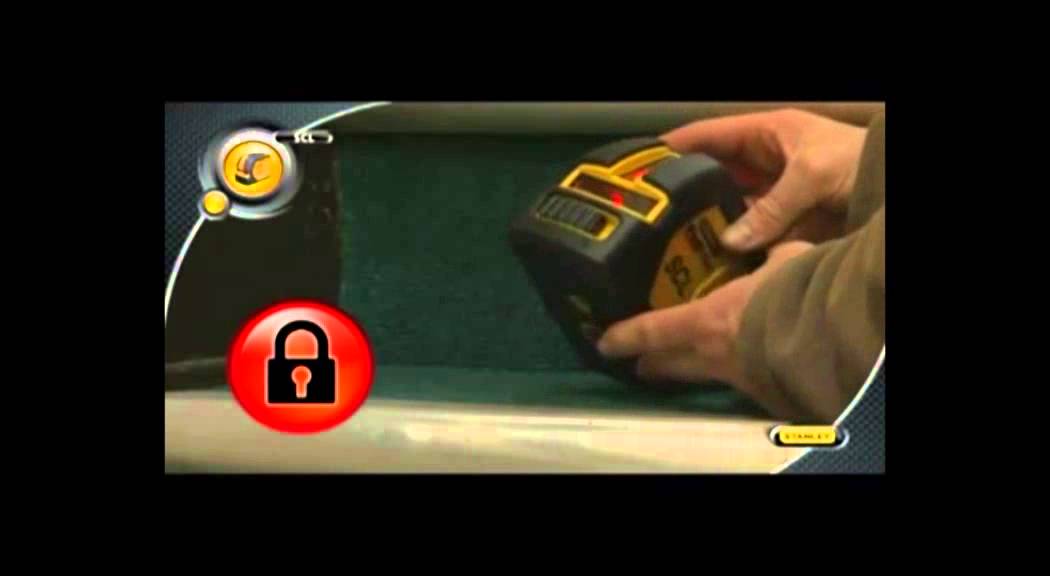 KIT MINI LASER CROIX SCL D'INTERIEUR STANLEY - YouTube