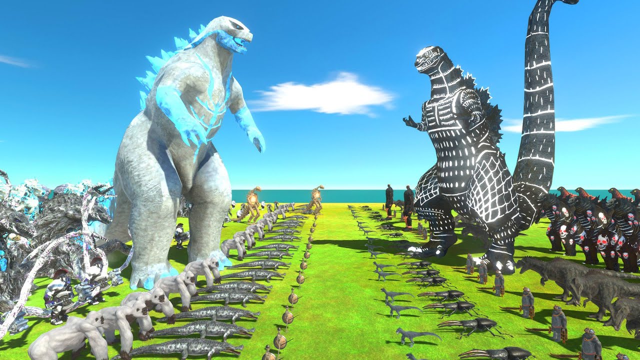 Frostbite Godzilla VS FLORIAN Shin GODZILLA - Animal Revolt Battle ...