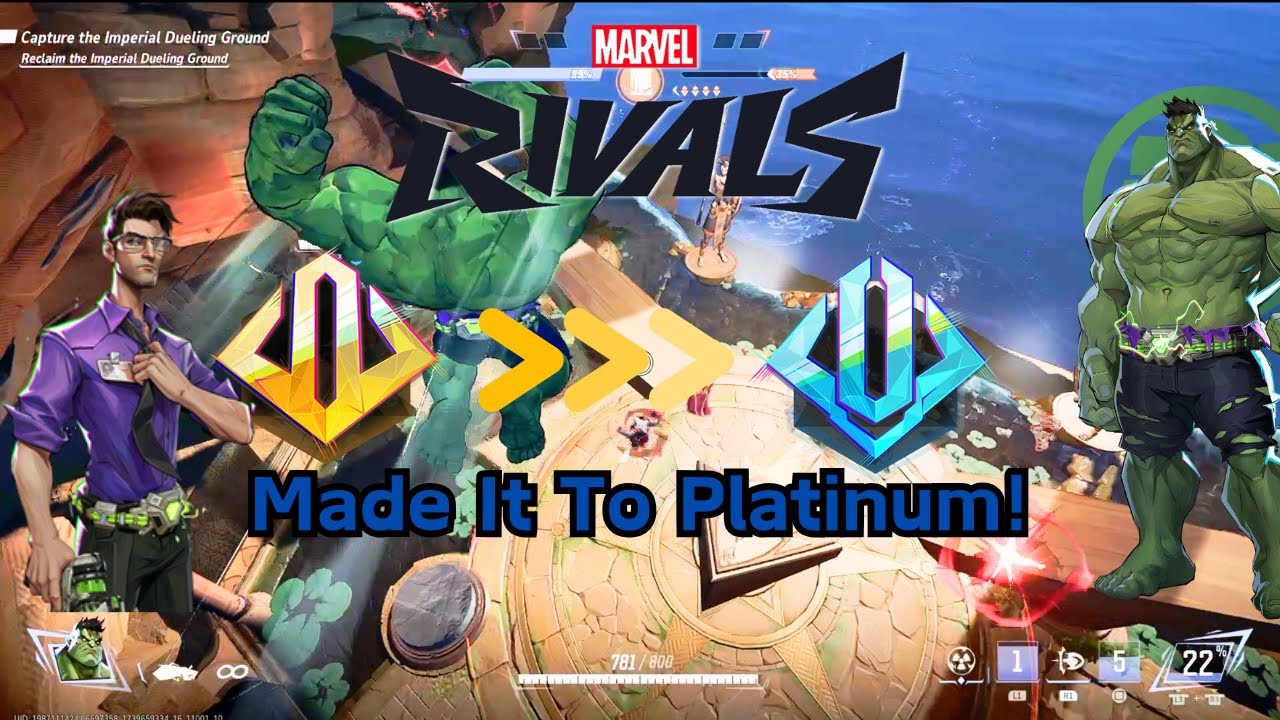 Made It To Platinum! Punching Up The Ranks In Marvel Rivals Competitive ...