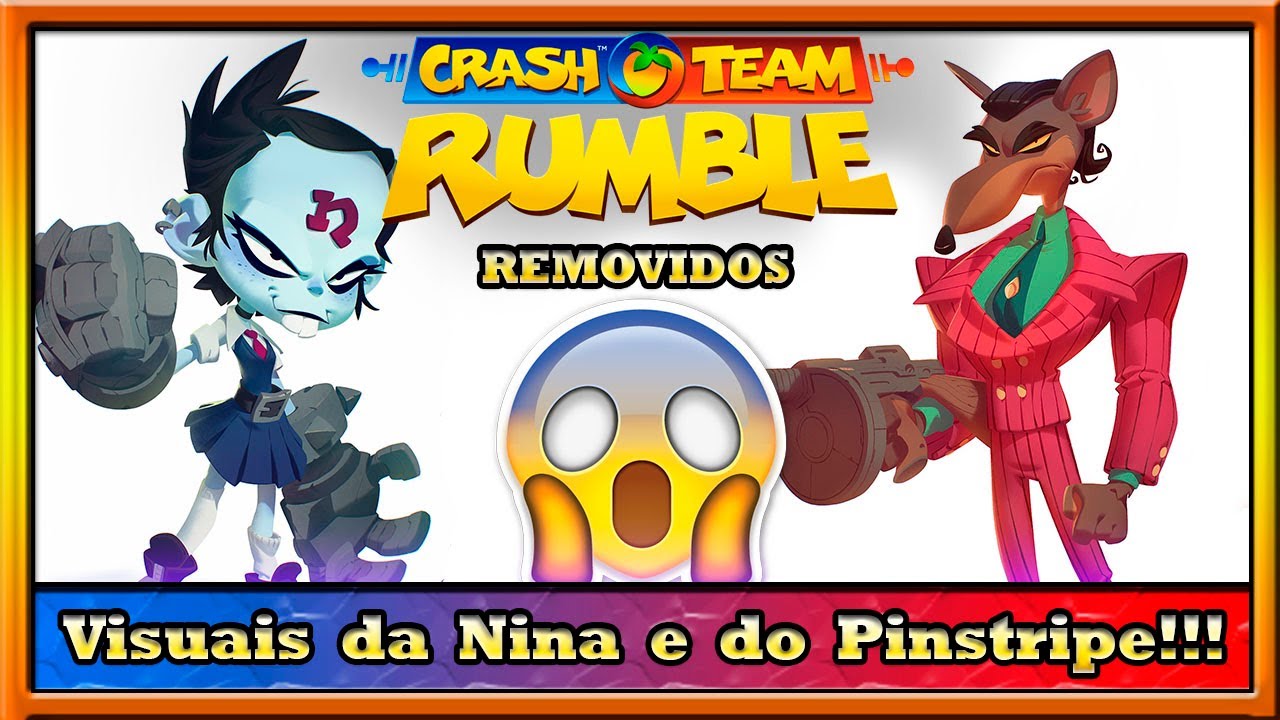 BOMBA!!! Visuais da Nina e do Pinstripe do Crash Rumble ...