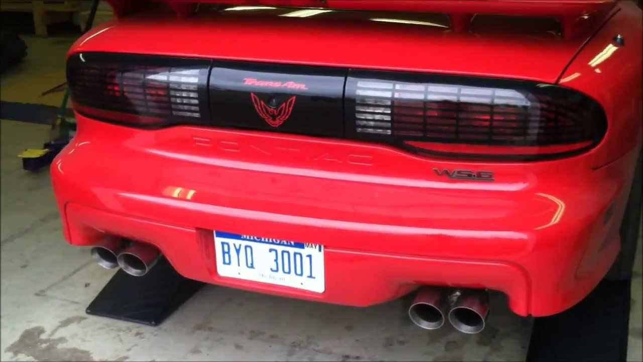 97 Trans-Am WS6 - Startup tune with new exhaust - YouTube