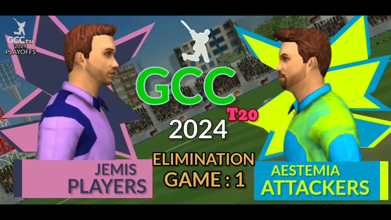 GCCT20 2024 Players vs Attackers | Elimination Game 1 Highlights - YouTube