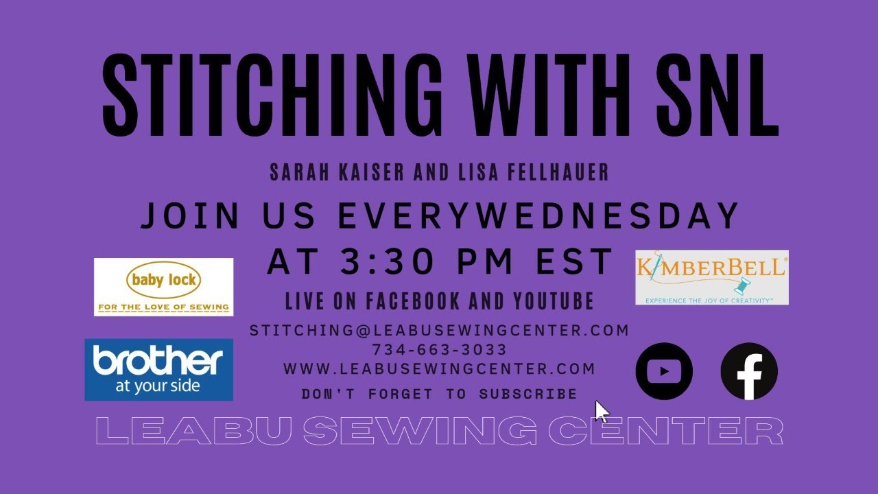 Stitching with SnL- Scan n Cut Basics - YouTube