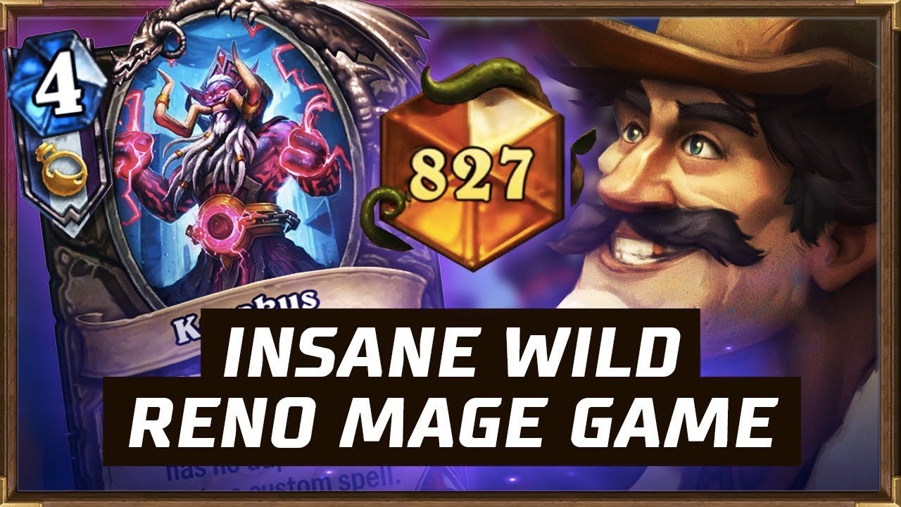 Insane Wild Reno Mage Game | Rastakhan’s Rumble | Hearthstone - YouTube