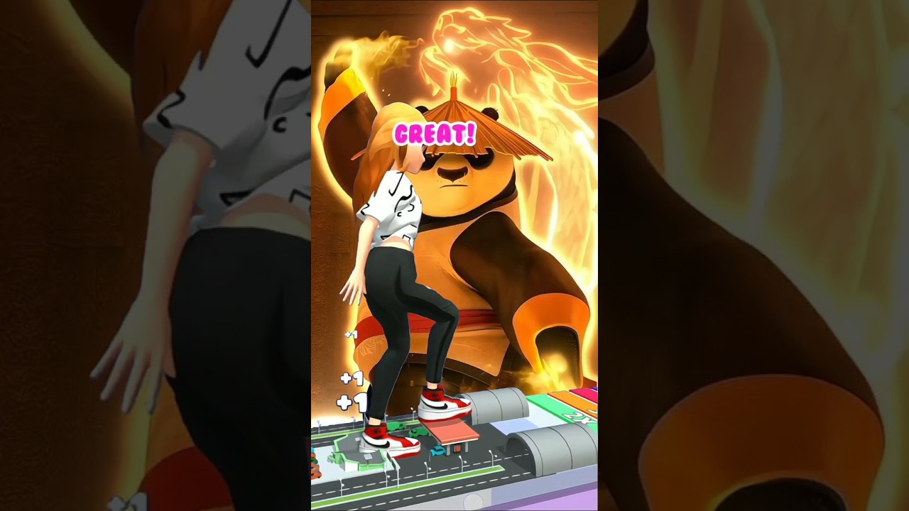 Tippy toe kung fun panda #shorts #mobilegame - YouTube
