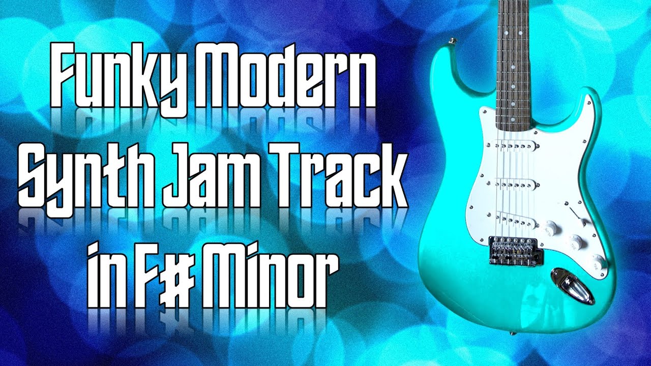 Funky Modern Synth Jam Track in F# Minor 🎸 Guitar Backing Track - YouTube