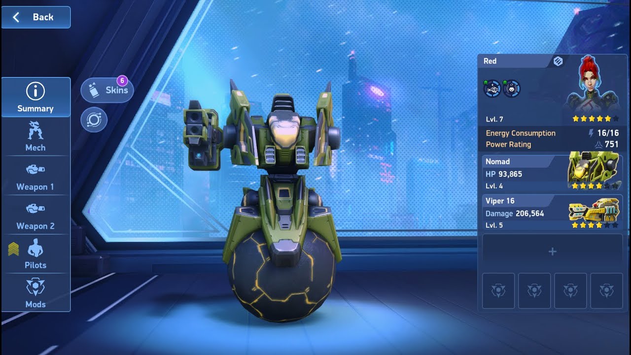 NOMAD IS OP😍 WITH VIPER 16 / MECH ARENA - YouTube