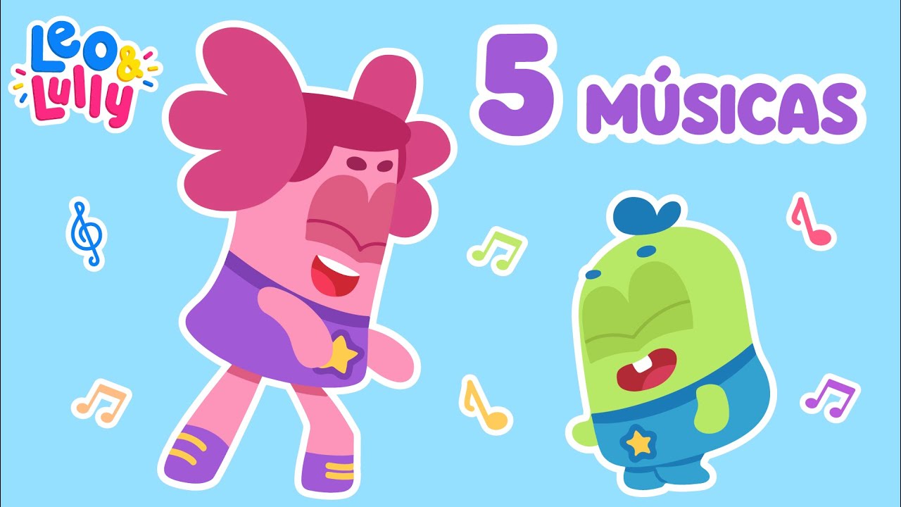 5 MÚSICAS PARA DANÇAR COM LEO E LULLY | MÚSICAS INFANTIS | LEO E LULLY ...