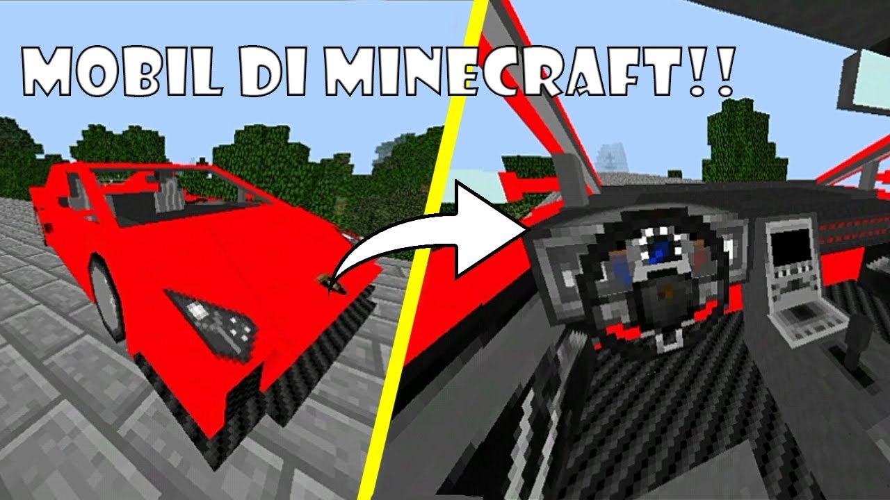 Mobil di Minecraft!! - addon showcase # - YouTube