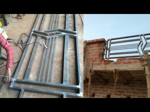 Parapet wall design |House front railing design |How to make parapet ...