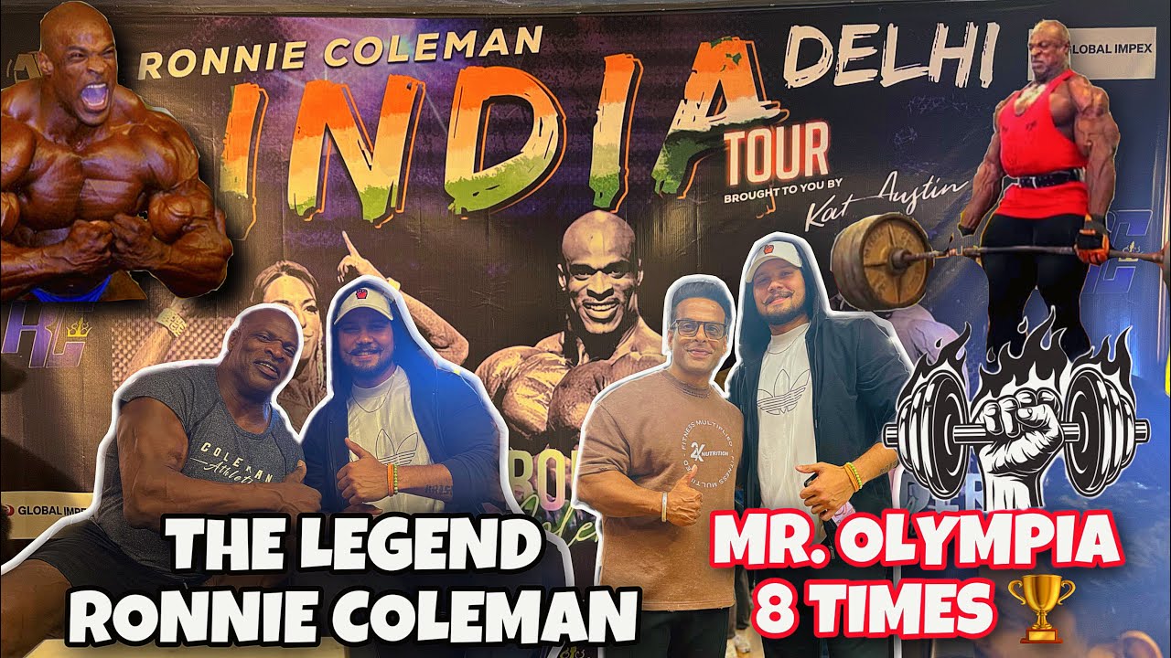 Ronnie coleman india tour 🔥|| 3 champs 💪🏻||@YatinderSinghOfficial ...