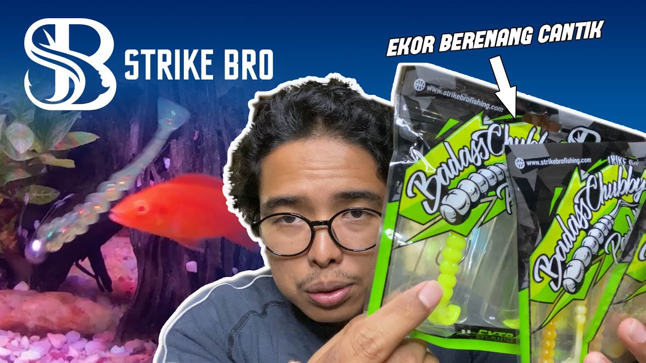 Mencuba Aksi STRIKE BRO BADASS CHUBBY Soft Plastic ! - YouTube