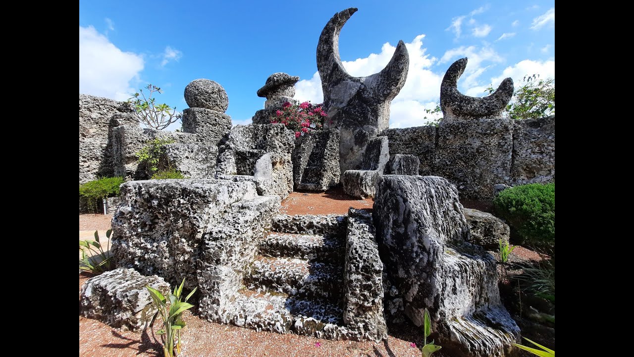 Coral Castle Tour | Built Single-Handedly by Ed Leedskalnin | Paradise ...