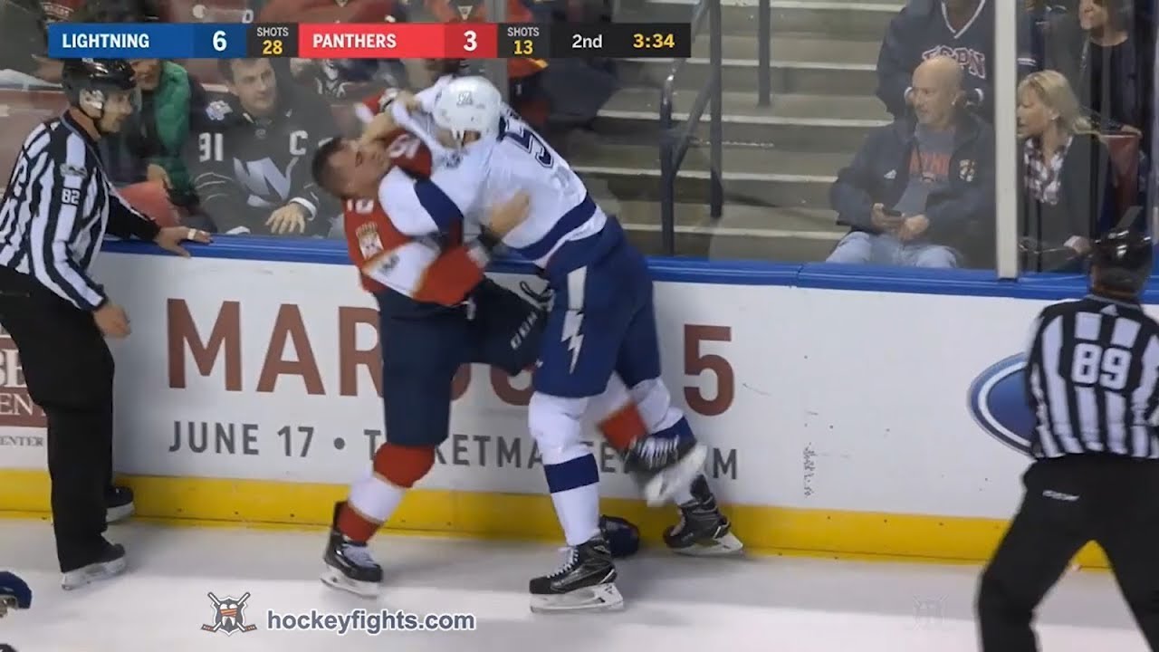 Braydon Coburn vs Micheal Haley Oct 30, 2017 - YouTube