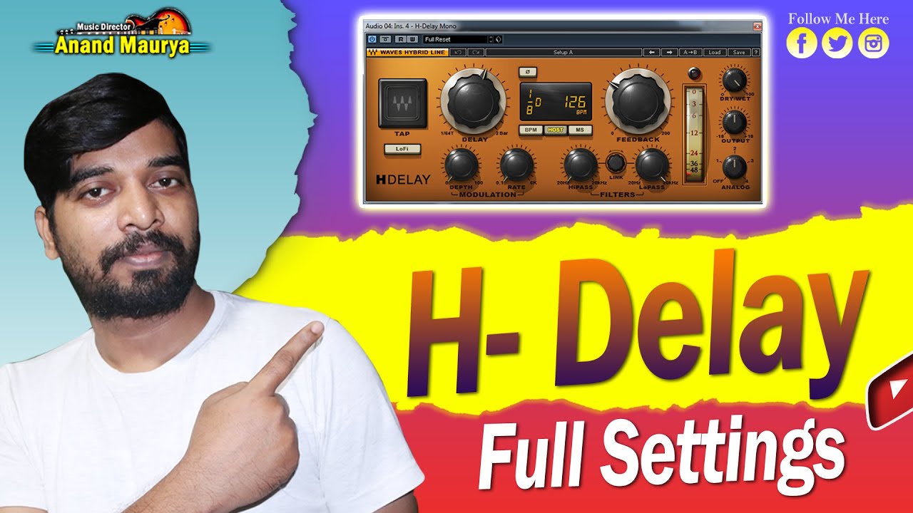 H- Delay Plugins For Vocals Mixing || Vocals में H- Delay कैसे लगाते हैं || Full Settings - YouTube