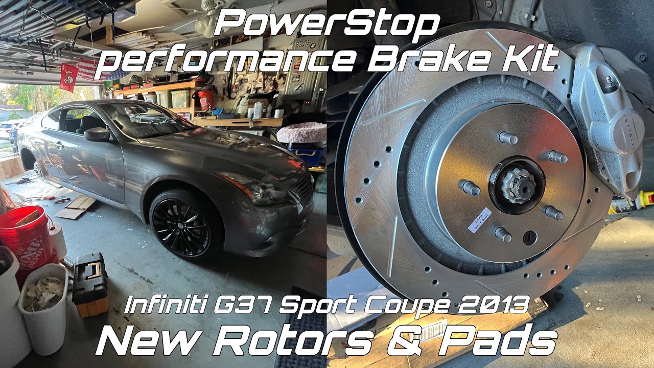 Performance Brake Kit for my Infiniti G37 Sport! - YouTube
