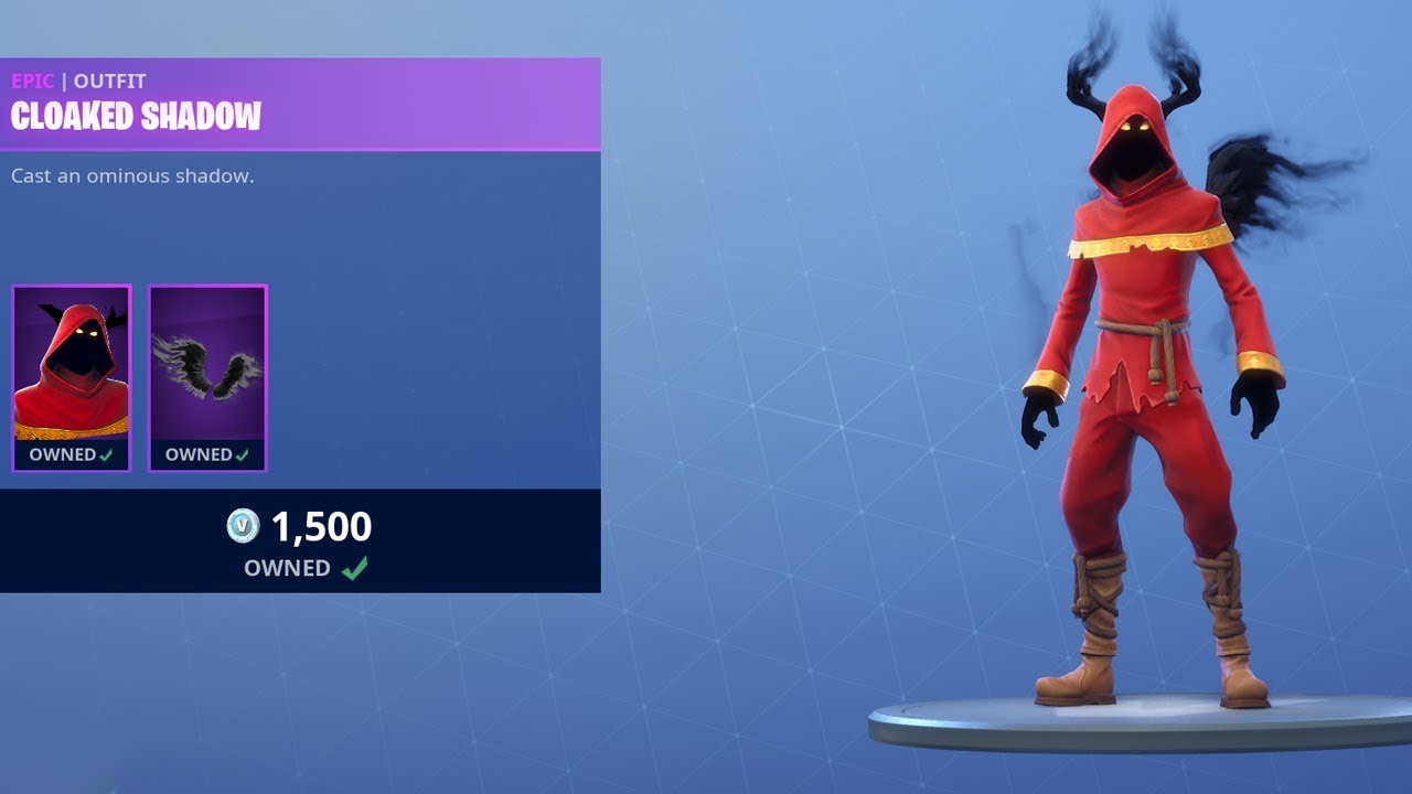 *NEW* CLOAKED SHADOW SKIN IN FORTNITE! Fortnite Battle Royale! - YouTube