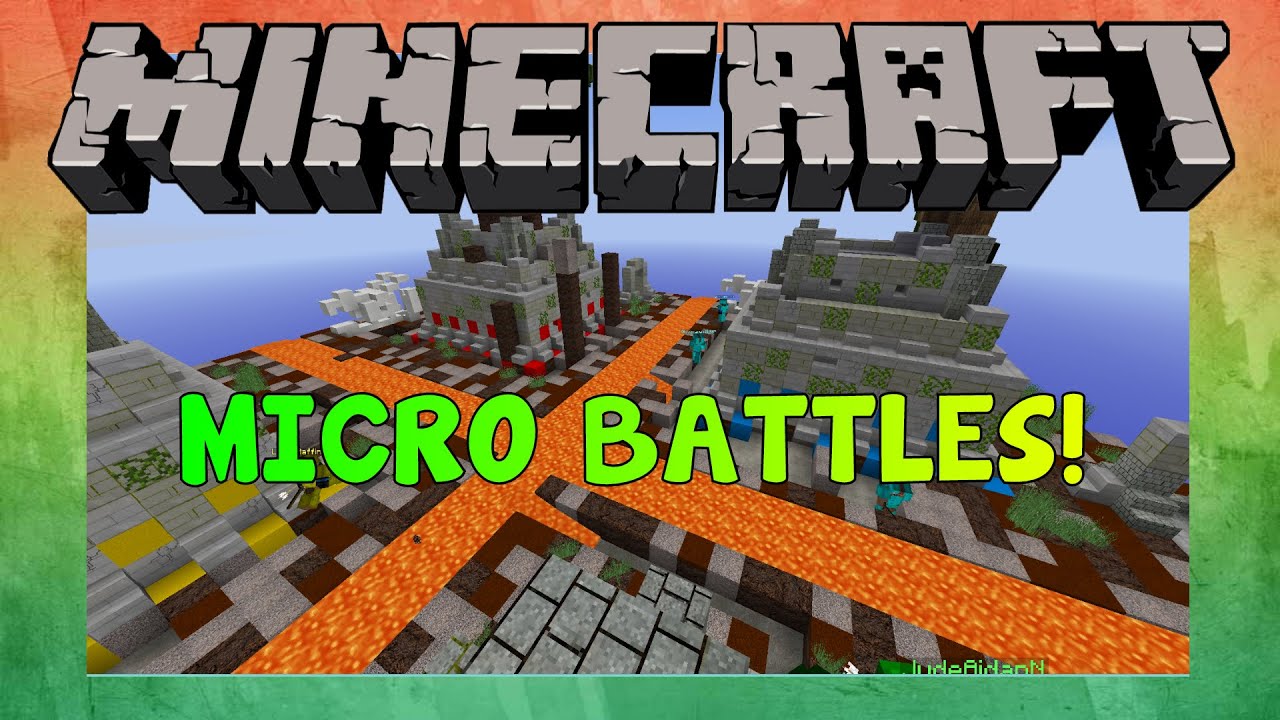 MInecraft: Micro battles!!! - 1v1 situation! - YouTube