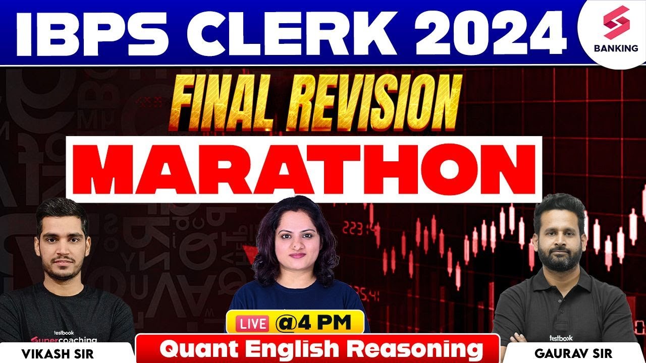 IBPS Clerk Complete 3 Hours Non-Stop Maha Marathon🏃‍♂️| IBPS Clerk Pre ...