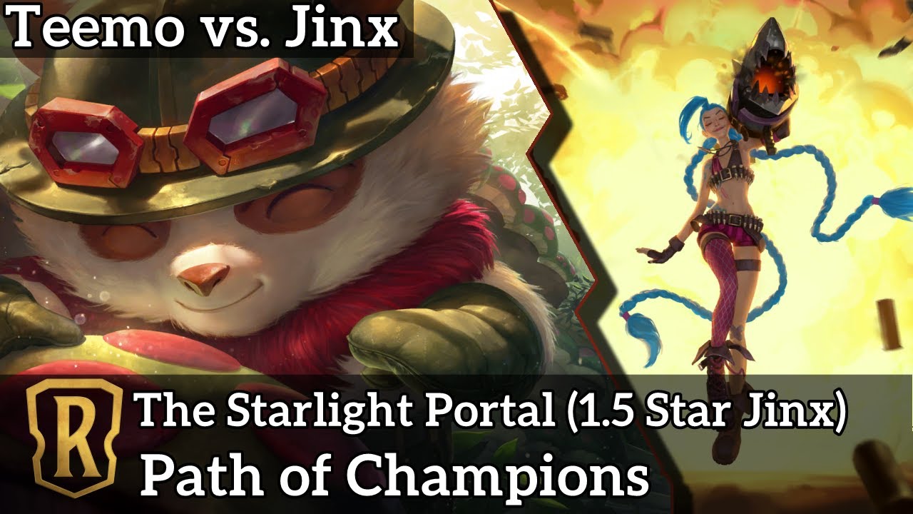 Path of Champions Weekly Quest - Teemo vs The Starlight Portal (1.5 ...