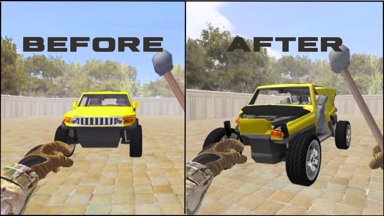 How to Broke Car through Hammer | Car Vs Hammer | Destroy Building Tear ...