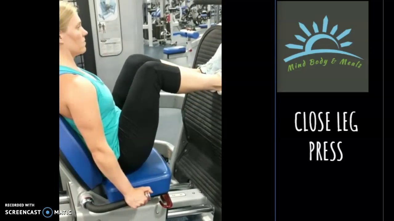 close leg press - YouTube
