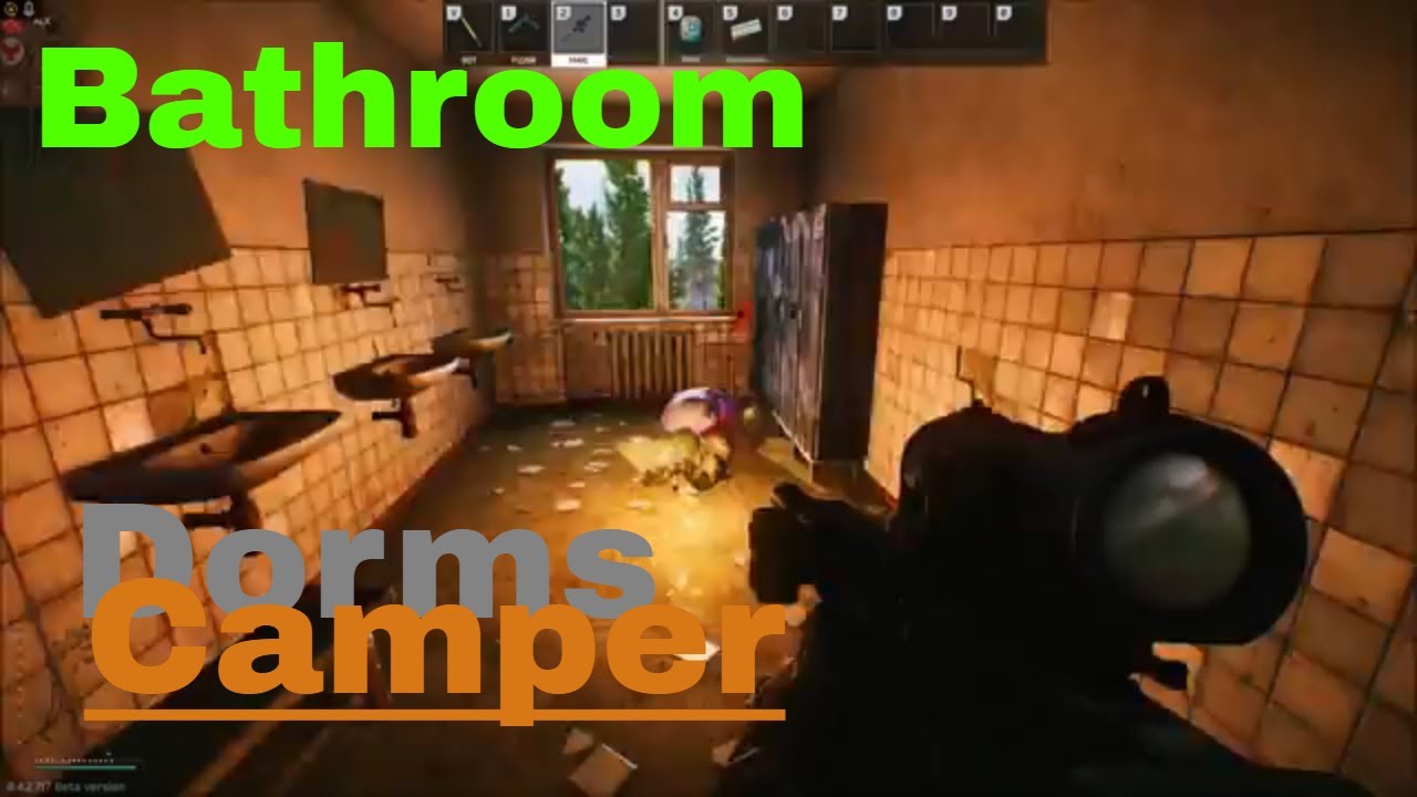 Escape from Tarkov - Bathroom dorm camper - YouTube