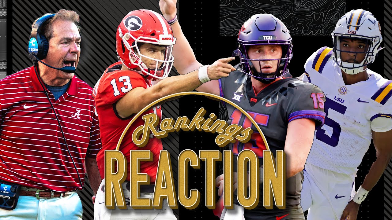 Georgia reclaims the throne, Alabama falls again & TCU cracks CFP Top-4 ...