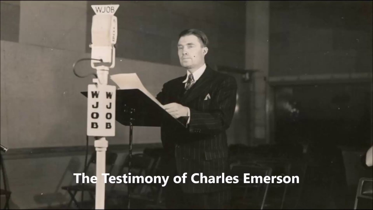 Testimony of Charles Emerson - YouTube
