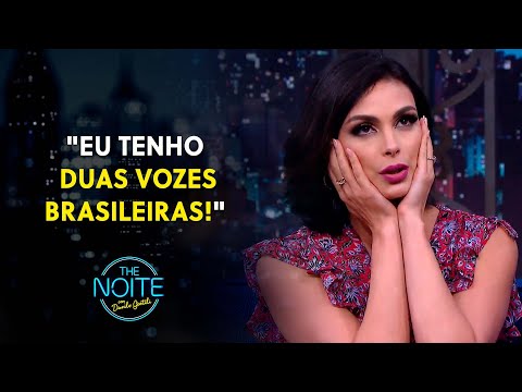 Morena Baccarin conhece sua dubladora brasileira nos filmes \